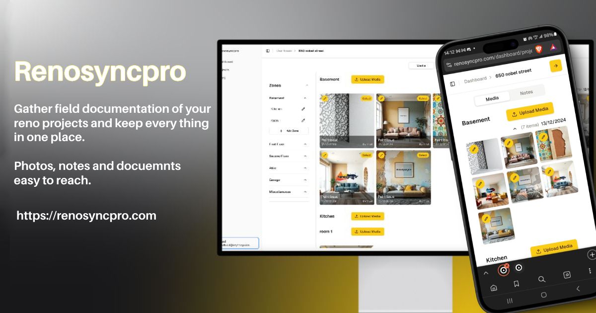 renosyncpro - Reno site management documentation made simple